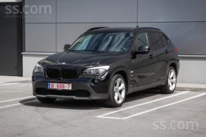 Black BMW X1 2010 in Riga, with an engine capacity of 2.00 L and mileage of 276 thousand km for 8250 €, photo  on AUTOMOTO.COM.LV