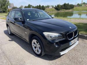 Black BMW X1 2010 in Vilnius, with an engine capacity of 2.00 L and mileage of 214 thousand km for 5990 €, photo  on AUTOMOTO.COM.LV