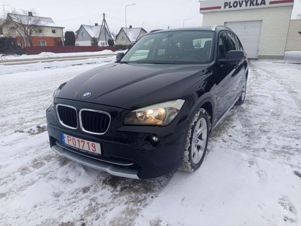 Black BMW X1 2011 in Marijampole, with an engine capacity of 2.00 L and mileage of 260 thousand km for 6300 €, photo 2 on AUTOMOTO.COM.LV