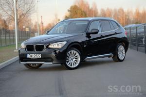 Black BMW X1 2011 in Jelgava, with an engine capacity of 2.00 L and mileage of 0 thousand km for 8990 €, photo  on AUTOMOTO.COM.LV