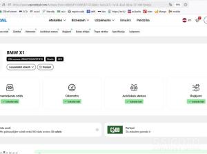 Черный БМВ Х1 2011 в Елгава, объемом двигателя 2.00 л и пробегом 223 тыс. км за 7990 €, фото 31 на AUTOMOTO.COM.LV
