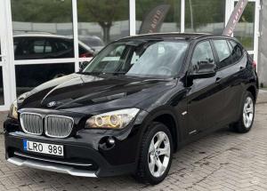Black BMW X1 2011 in Radviliskis, with an engine capacity of 2.00 L and mileage of 388 thousand km for 4650 €, photo 6 on AUTOMOTO.COM.LV