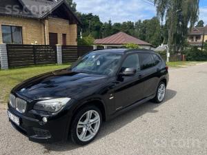 Black BMW X1 2012 in Riga, with an engine capacity of 2.00 L and mileage of 217 thousand km for 7650 €, photo 1 on AUTOMOTO.COM.LV