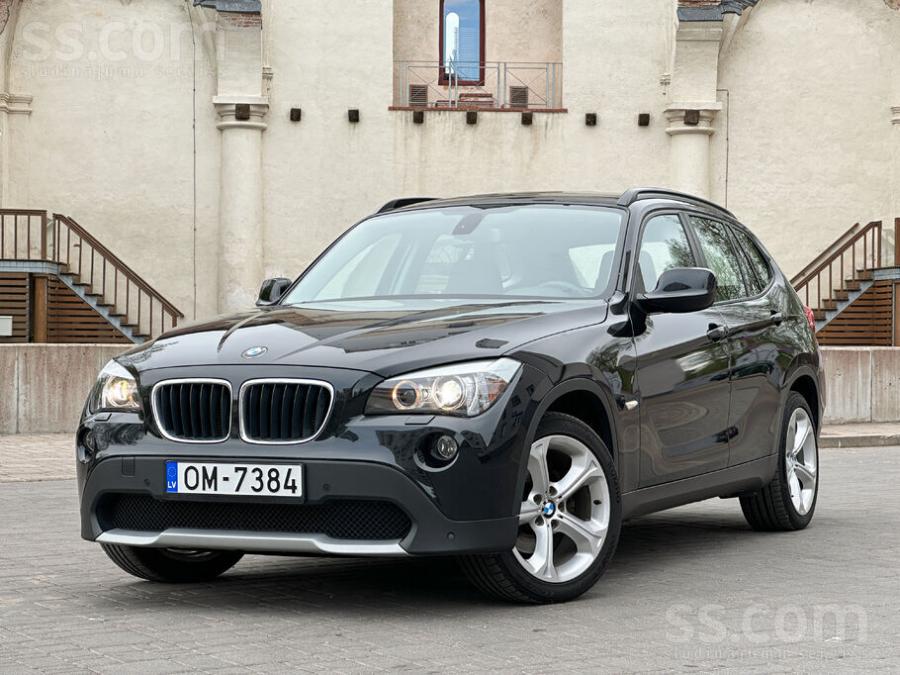Black BMW X1 2012 in Jelgava, with an engine capacity of 2.00 L and mileage of 226 thousand km for 6350 €, photo 3 on AUTOMOTO.COM.LV