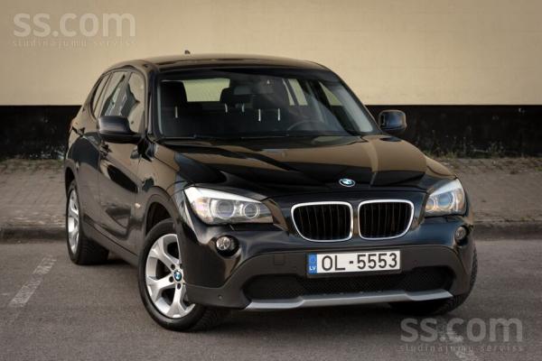 Black BMW X1 2012 in Tukums, with an engine capacity of 2.00 L and mileage of 262 thousand km for 9450 €, photo 1 on AUTOMOTO.COM.LV