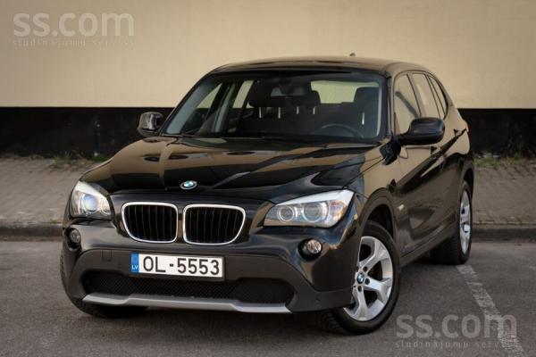 Black BMW X1 2012 in Tukums, with an engine capacity of 2.00 L and mileage of 262 thousand km for 9450 €, photo 3 on AUTOMOTO.COM.LV