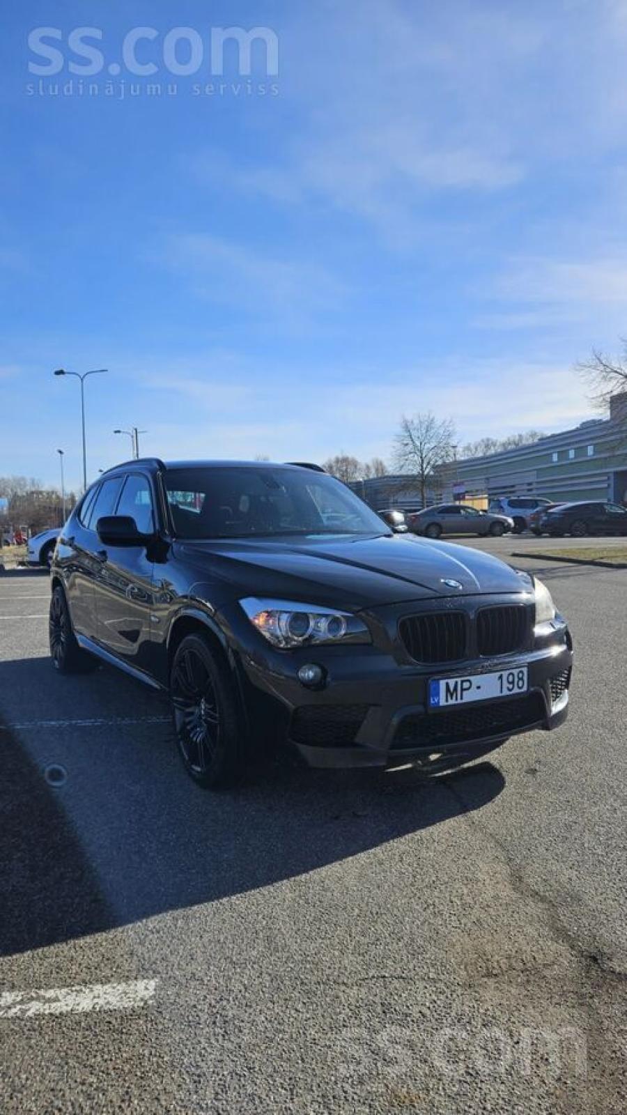 Melns BMW X1 2012 Rīga, ar dzinēja tilpumu 2.00 L un nobraukumu 187 tūkst. km par 9100 €, foto 1 vietnē AUTOMOTO.COM.LV