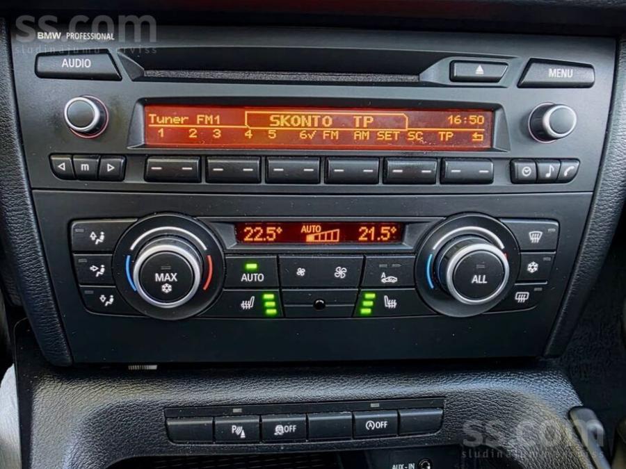 Black BMW X1 2012 in Riga, with an engine capacity of 2.00 L and mileage of 295 thousand km for 7500 €, photo 8 on AUTOMOTO.COM.LV