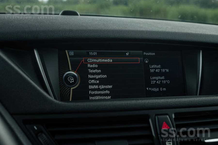 Black BMW X1 2012 in Jelgava, with an engine capacity of 2.00 L and mileage of 252 thousand km for 9200 €, photo 15 on AUTOMOTO.COM.LV