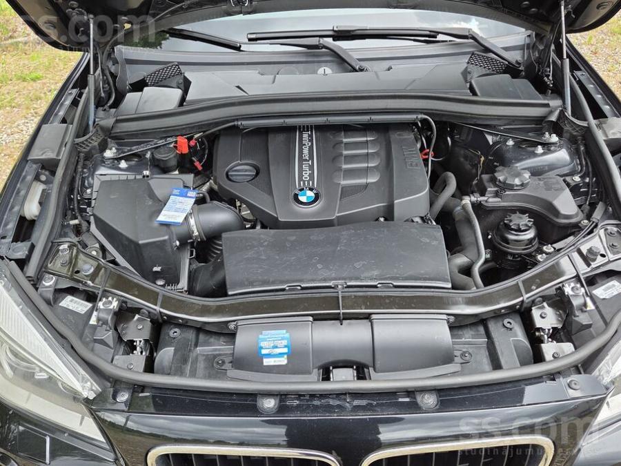 Black BMW X1 2013 in Kuldiga, with an engine capacity of 2.00 L and mileage of 257 thousand km for 7300 €, photo 22 on AUTOMOTO.COM.LV