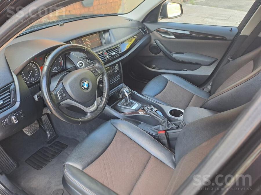 Melns BMW X1 2013 Daugavpils, ar dzinēja tilpumu 2.00 L un nobraukumu 185 tūkst. km par 9150 €, foto 9 vietnē AUTOMOTO.COM.LV