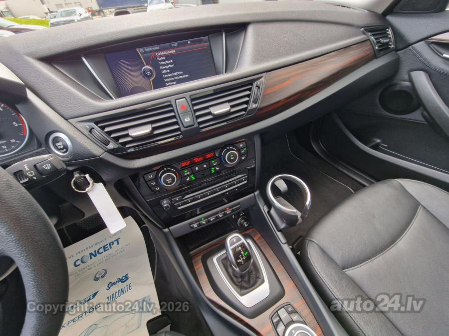 Black BMW X1 2013 in Tartu, with an engine capacity of 2.00 L and mileage of 192 thousand km for 9690 €, photo 24 on AUTOMOTO.COM.LV