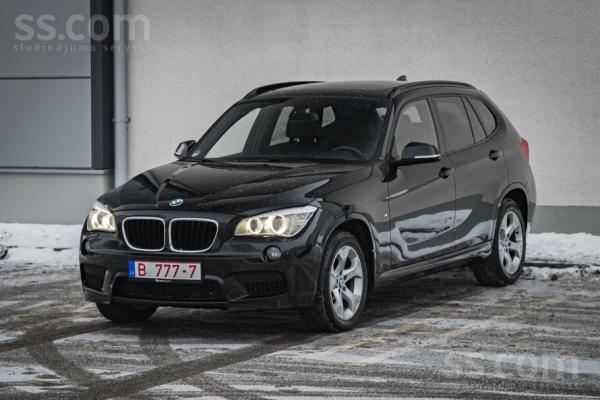 Black BMW X1 2014 in Riga, with an engine capacity of 2.00 L and mileage of 0 thousand km for 13750 €, photo 1 on AUTOMOTO.COM.LV