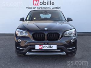 Black BMW X1 2014 in Riga, with an engine capacity of 2.00 L and mileage of 269 thousand km for 10700 €, photo 3 on AUTOMOTO.COM.LV