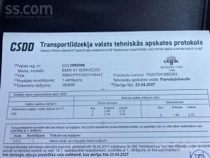 Black BMW X1 2014 in Talsi, with an engine capacity of 2.00 L and mileage of 181 thousand km for 11500 €, photo 25 on AUTOMOTO.COM.LV