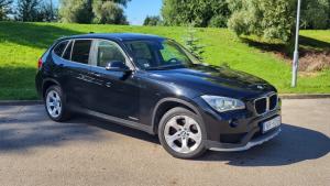 Black BMW X1 2014 in Riga, with an engine capacity of 2.00 L and mileage of 214 thousand km for 9300 €, photo  on AUTOMOTO.COM.LV