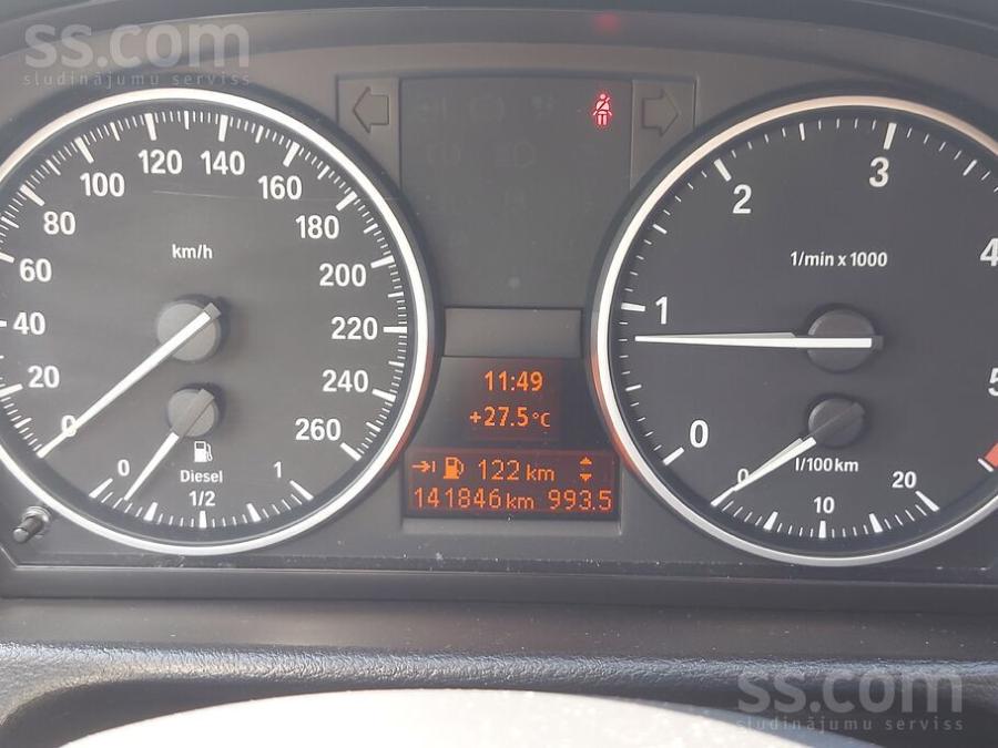 Black BMW X1 2014 in Daugavpils, with an engine capacity of 2.00 L and mileage of 142 thousand km for 6950 €, photo 10 on AUTOMOTO.COM.LV