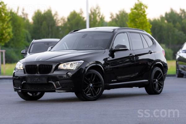 Black BMW X1 2014 in Jelgava, with an engine capacity of 2.00 L and mileage of 0 thousand km for 10800 €, photo 1 on AUTOMOTO.COM.LV