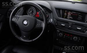 Melns BMW X1 2014 Jelgava, ar dzinēja tilpumu 2.00 L un nobraukumu 0 tūkst. km par 10800 €, foto 13 vietnē AUTOMOTO.COM.LV