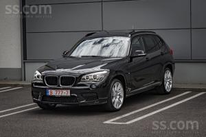 Black BMW X1 2014 in Riga, with an engine capacity of 2.00 L and mileage of 191 thousand km for 12750 €, photo  on AUTOMOTO.COM.LV