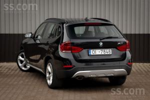 Black BMW X1 2014 in Tukums, with an engine capacity of 2.00 L and mileage of 255 thousand km for 10690 €, photo 5 on AUTOMOTO.COM.LV