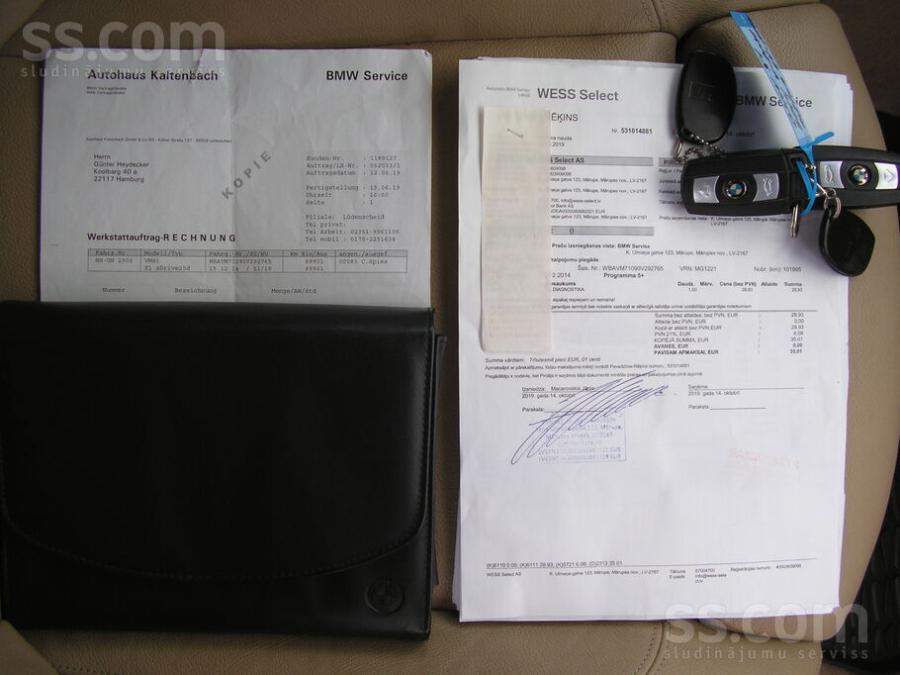 Black BMW X1 2014 in Riga, with an engine capacity of 2.00 L and mileage of 0 thousand km for 10950 €, photo 33 on AUTOMOTO.COM.LV