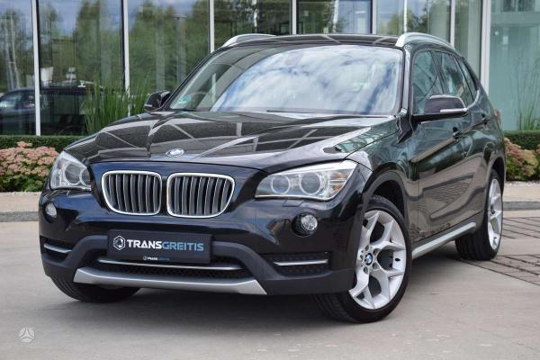 Black BMW X1 2014 in Vilnius, with an engine capacity of 2.00 L and mileage of 223 thousand km for 7300 €, photo 3 on AUTOMOTO.COM.LV