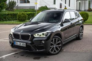 Black BMW X1 2015 in Elektrenai, with an engine capacity of 2.00 L and mileage of 182 thousand km for 14900 €, photo  on AUTOMOTO.COM.LV