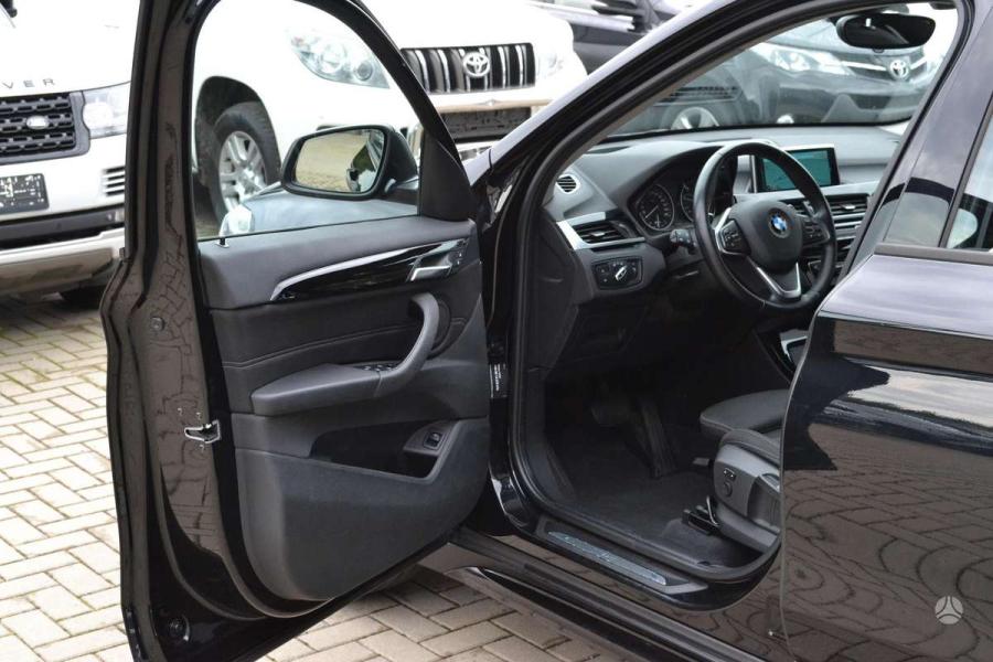 Melns BMW X1 2015 Viļņa, ar dzinēja tilpumu 2.00 L un nobraukumu 275 tūkst. km par 12500 €, foto 14 vietnē AUTOMOTO.COM.LV