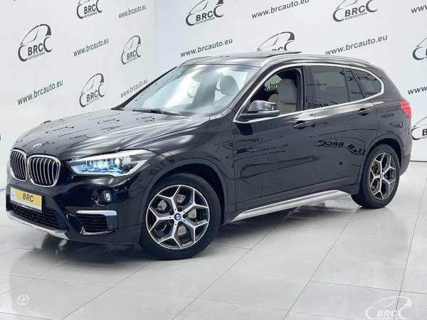 Black BMW X1 2016 in Vilnius, with an engine capacity of 2.00 L and mileage of 69 thousand km for 12500 €, photo 1 on AUTOMOTO.COM.LV