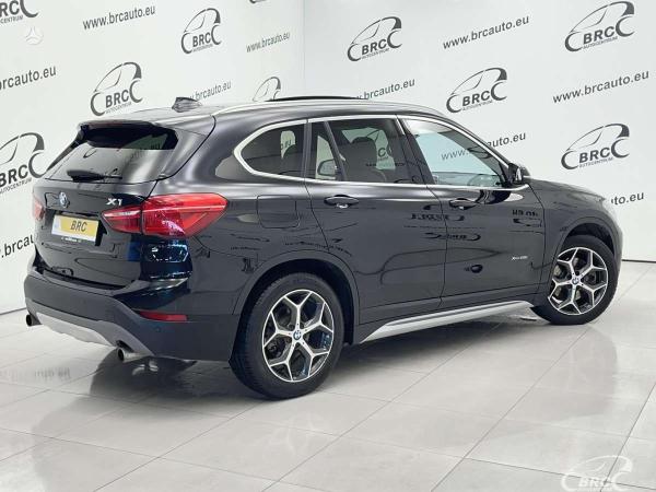 Black BMW X1 2016 in Vilnius, with an engine capacity of 2.00 L and mileage of 69 thousand km for 12500 €, photo 3 on AUTOMOTO.COM.LV