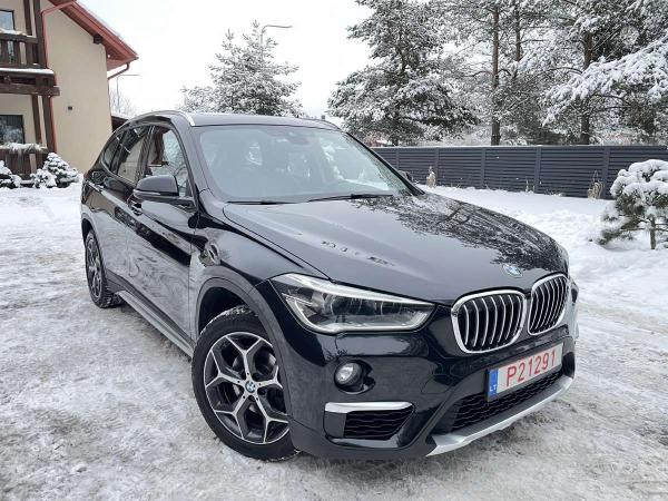 Black BMW X1 2016 in Druskininkai, with an engine capacity of 2.00 L and mileage of 216 thousand km for 13990 €, photo 2 on AUTOMOTO.COM.LV