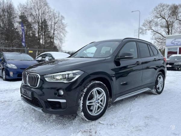 Black BMW X1 2016 in Utena, with an engine capacity of 2.00 L and mileage of 250 thousand km for 9200 €, photo 1 on AUTOMOTO.COM.LV