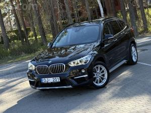 Black BMW X1 2016 in Jurmala, with an engine capacity of 2.00 L and mileage of 0 thousand km for 13950 €, photo 3 on AUTOMOTO.COM.LV