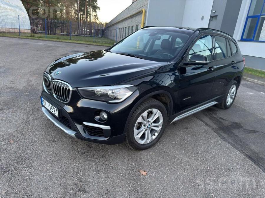 Black BMW X1 2016 in Cesis, with an engine capacity of 2.00 L and mileage of 185 thousand km for 12800 €, photo 1 on AUTOMOTO.COM.LV