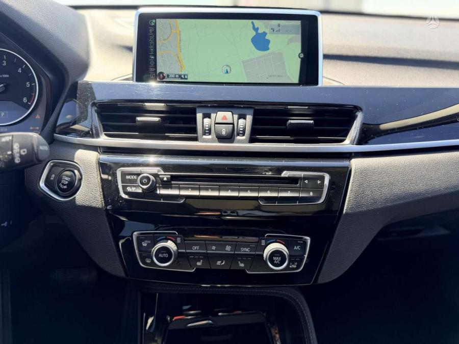 Black BMW X1 2016 in Vilnius, with an engine capacity of 2.00 L and mileage of 214 thousand km for 10600 €, photo 25 on AUTOMOTO.COM.LV