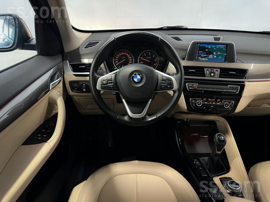 Black BMW X1 2016 in Jurmala, with an engine capacity of 2.00 L and mileage of 269 thousand km for 11990 €, photo 19 on AUTOMOTO.COM.LV