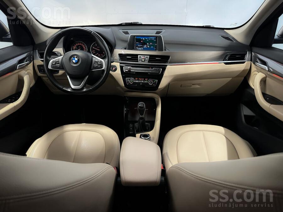 Black BMW X1 2016 in Jurmala, with an engine capacity of 2.00 L and mileage of 269 thousand km for 11990 €, photo 20 on AUTOMOTO.COM.LV