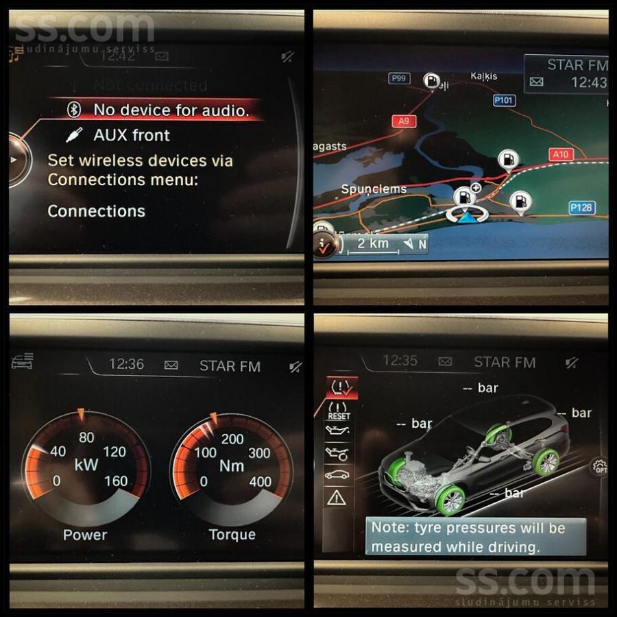 Black BMW X1 2016 in Jurmala, with an engine capacity of 2.00 L and mileage of 269 thousand km for 11990 €, photo 32 on AUTOMOTO.COM.LV