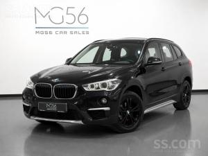 Black BMW X1 2016 in Riga, with an engine capacity of 2.00 L and mileage of 174 thousand km for 13990 €, photo  on AUTOMOTO.COM.LV