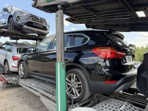 Black BMW X1 2016 in Utena, with an engine capacity of 2.00 L and mileage of 290 thousand km for 10950 €, photo 6 on AUTOMOTO.COM.LV