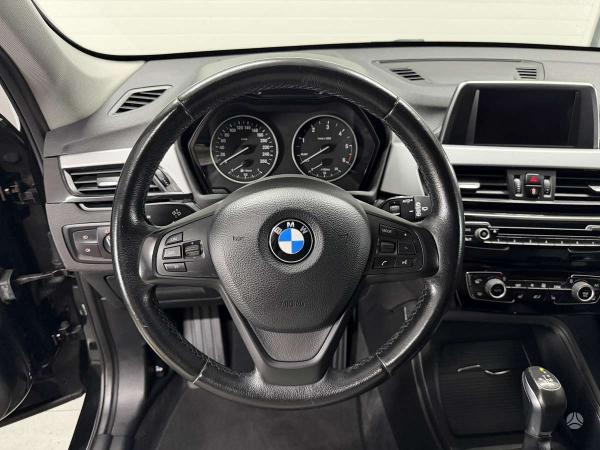 Black BMW X1 2016 in Utena, with an engine capacity of 2.00 L and mileage of 290 thousand km for 11150 €, photo 6 on AUTOMOTO.COM.LV