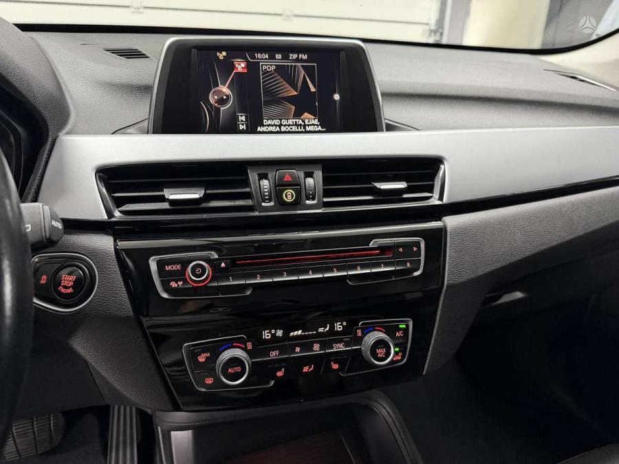 Black BMW X1 2016 in Utena, with an engine capacity of 2.00 L and mileage of 290 thousand km for 11150 €, photo 13 on AUTOMOTO.COM.LV