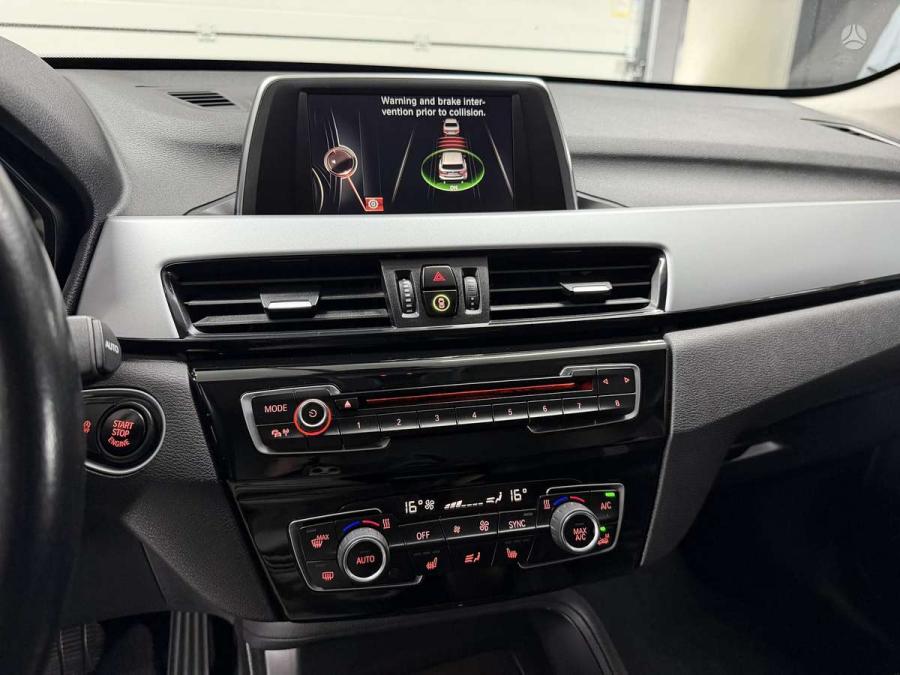 Black BMW X1 2016 in Utena, with an engine capacity of 2.00 L and mileage of 290 thousand km for 11150 €, photo 14 on AUTOMOTO.COM.LV