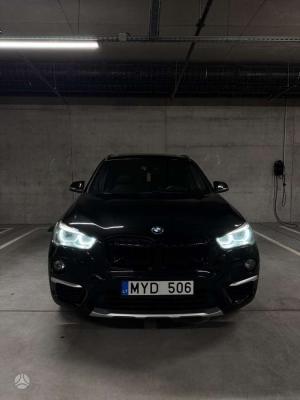 Black BMW X1 2016 in Vilnius, with an engine capacity of 2.00 L and mileage of 116 thousand km for 13000 €, photo  on AUTOMOTO.COM.LV