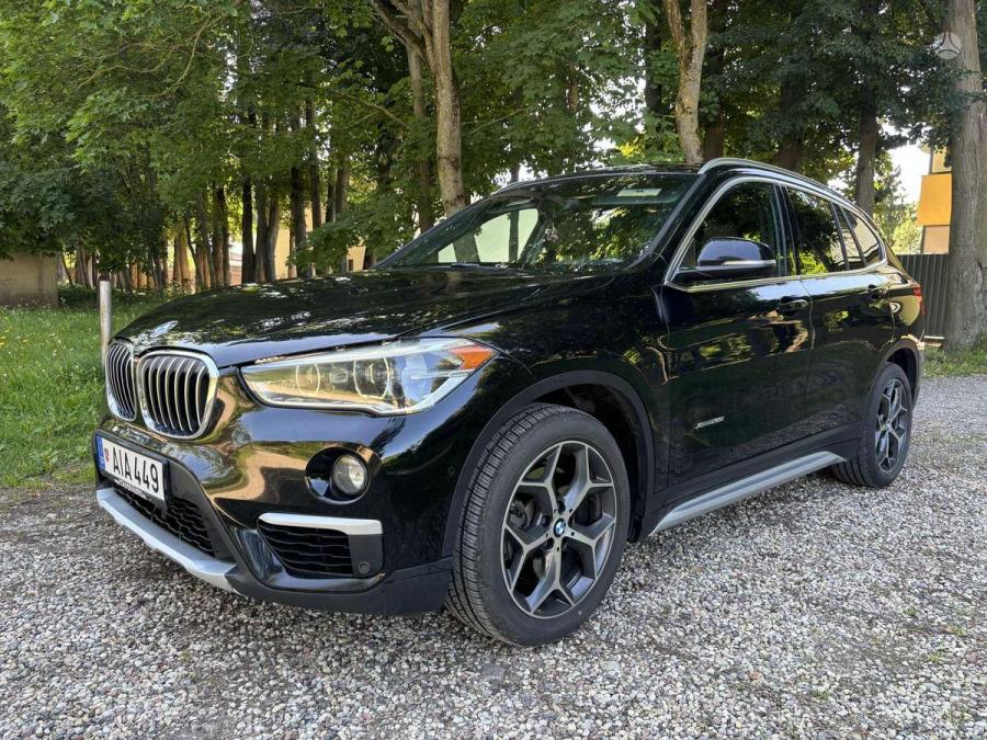 Melns BMW X1 2016 Kauņa, ar dzinēja tilpumu 2.00 L un nobraukumu 200 tūkst. km par 13990 €, foto 31 vietnē AUTOMOTO.COM.LV