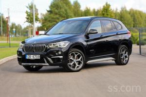 Black BMW X1 2016 in Jelgava, with an engine capacity of 2.00 L and mileage of 0 thousand km for 12990 €, photo  on AUTOMOTO.COM.LV