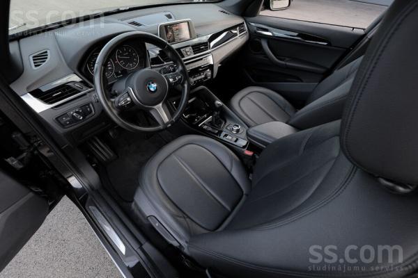Black BMW X1 2016 in Jelgava, with an engine capacity of 2.00 L and mileage of 0 thousand km for 12990 €, photo 9 on AUTOMOTO.COM.LV