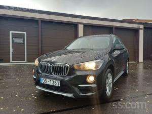 Melns BMW X1 2016 Valmiera, ar dzinēja tilpumu 2.00 L un nobraukumu 185 tūkst. km par 11200 €, foto  vietnē AUTOMOTO.COM.LV