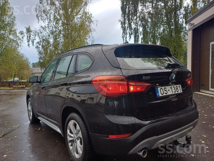 Melns BMW X1 2016 Valmiera, ar dzinēja tilpumu 2.00 L un nobraukumu 185 tūkst. km par 11200 €, foto 8 vietnē AUTOMOTO.COM.LV